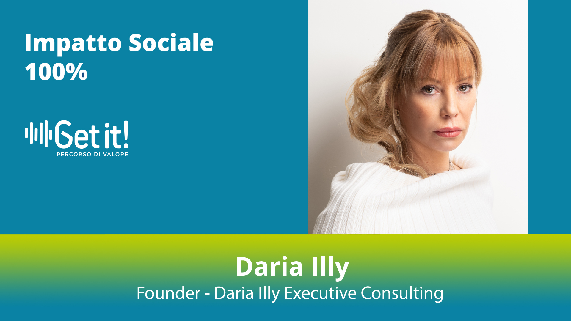 Daria Illy entra nella rete dei mentors di Get it! - Get it!